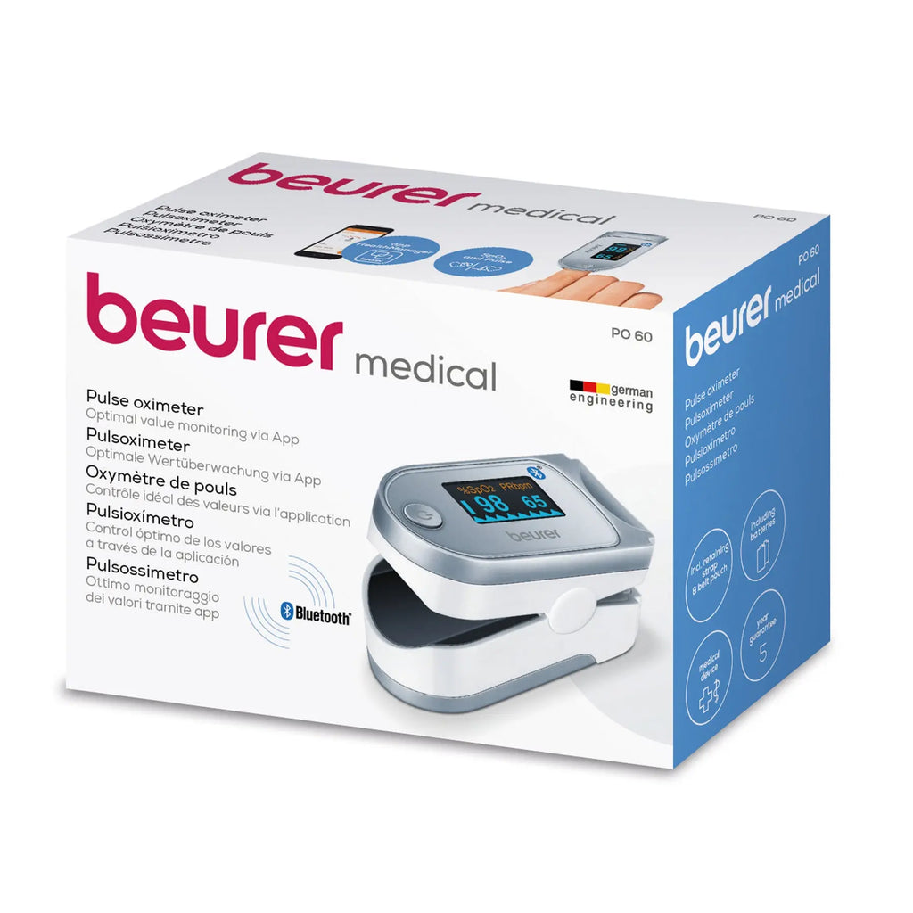 Beurer Pulse Oximeter PO 60: Accurate SpO2 and Heart Rate Readings